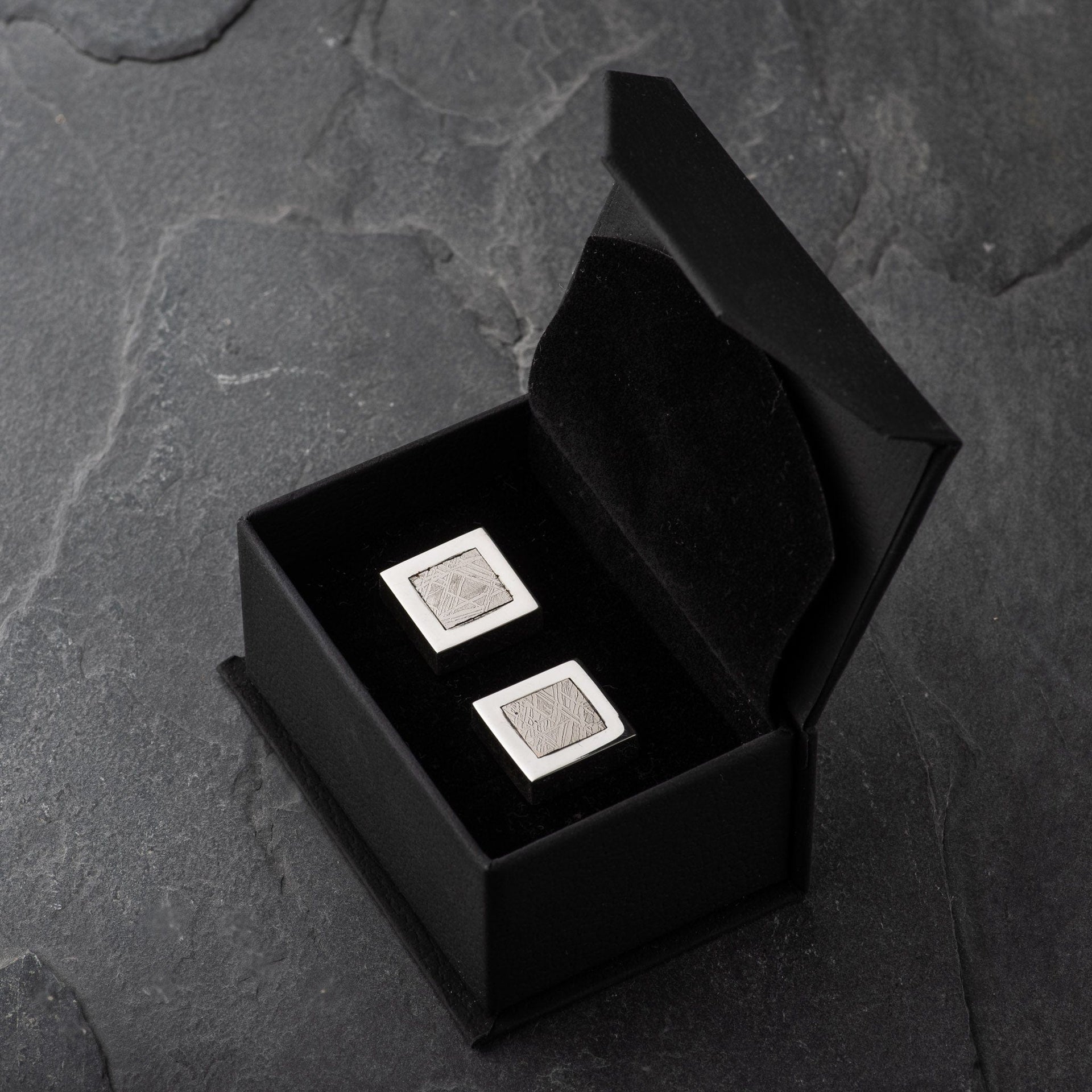 Meteorite Cufflinks | Astronomy Gift | Sterling Silver – Hepburn & Hughes