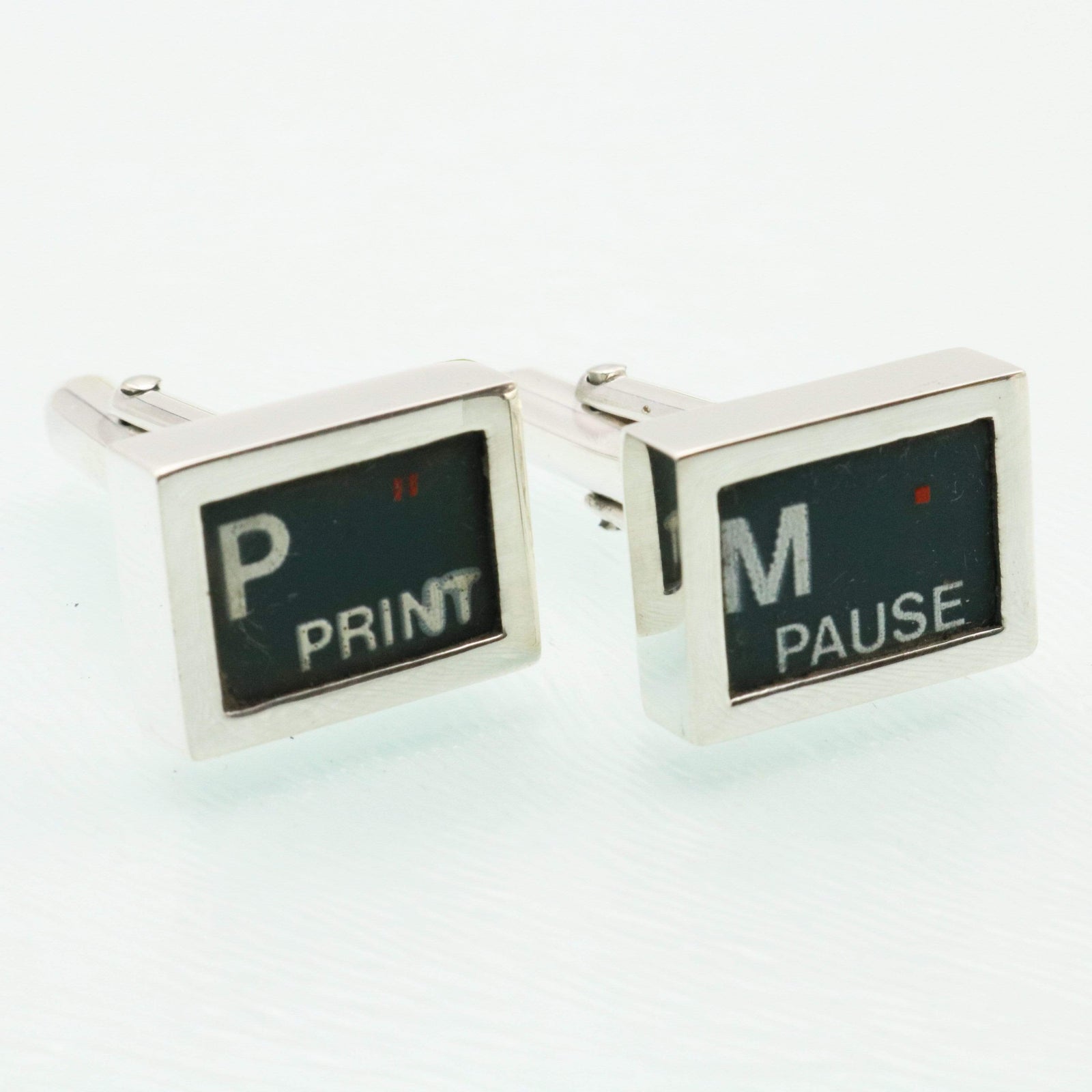 ZX Spectrum Computer Cufflinks | Keyboard | Gaming Gift | Sterling Sil ...