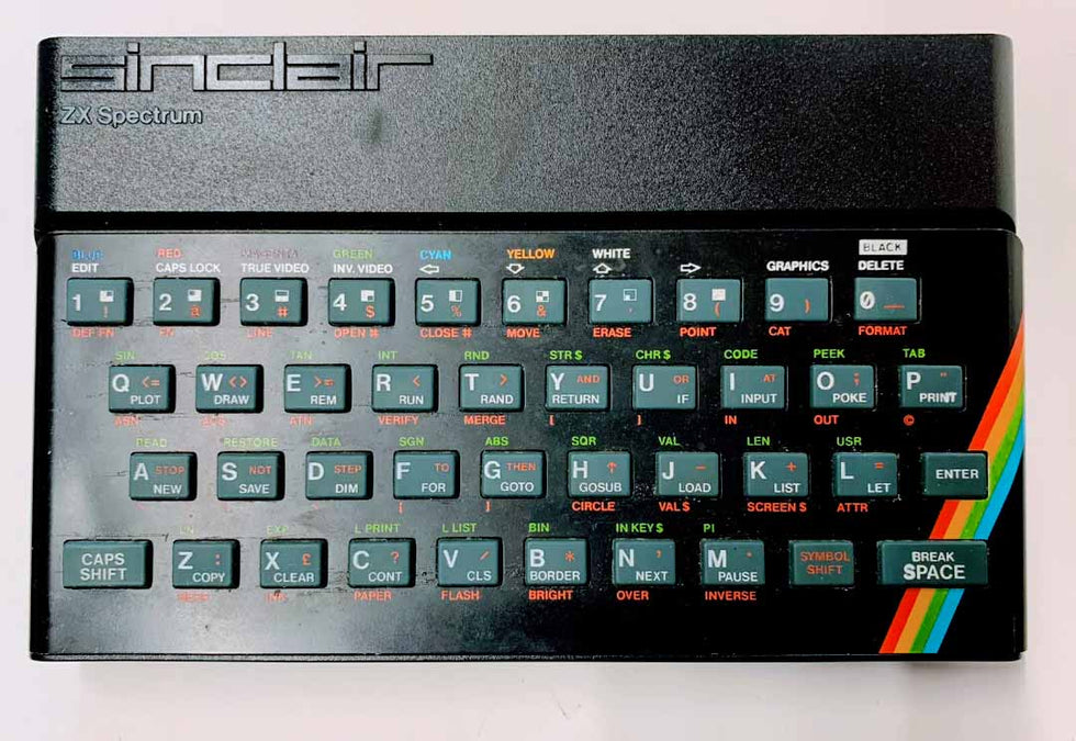 ZX Spectrum Computer Cufflinks | Keyboard | Gaming Gift | Sterling Sil ...