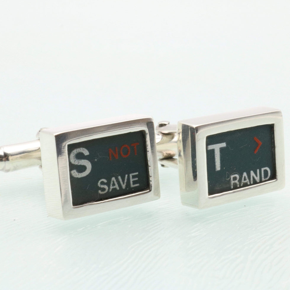 ZX Spectrum Computer Cufflinks | Keyboard | Gaming Gift | Sterling Sil ...